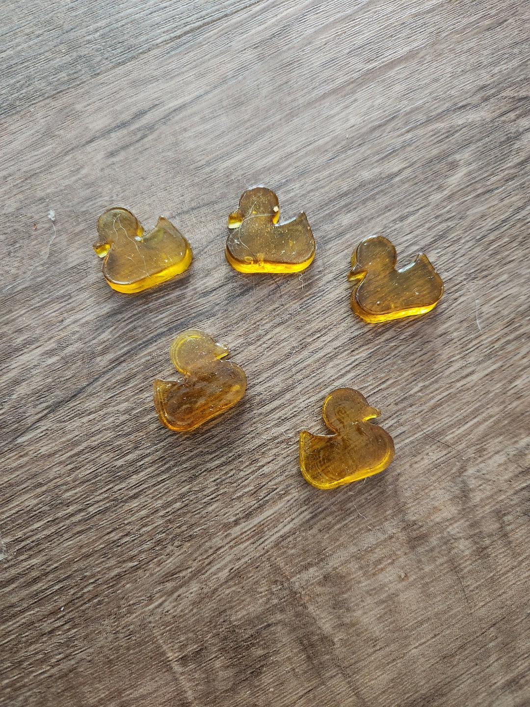 5 Pack Mini Acrylic Rubber Duck Figurines - Etsy