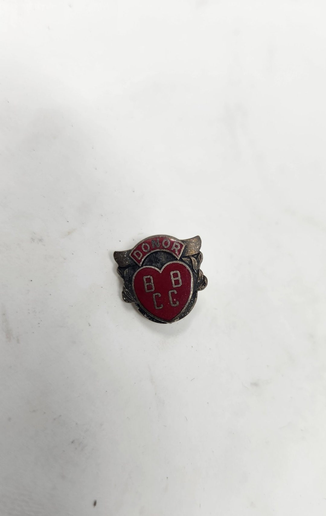 Vintage Donor BC BC Heart Medical Service Lapel Pin/tie Tack - Etsy