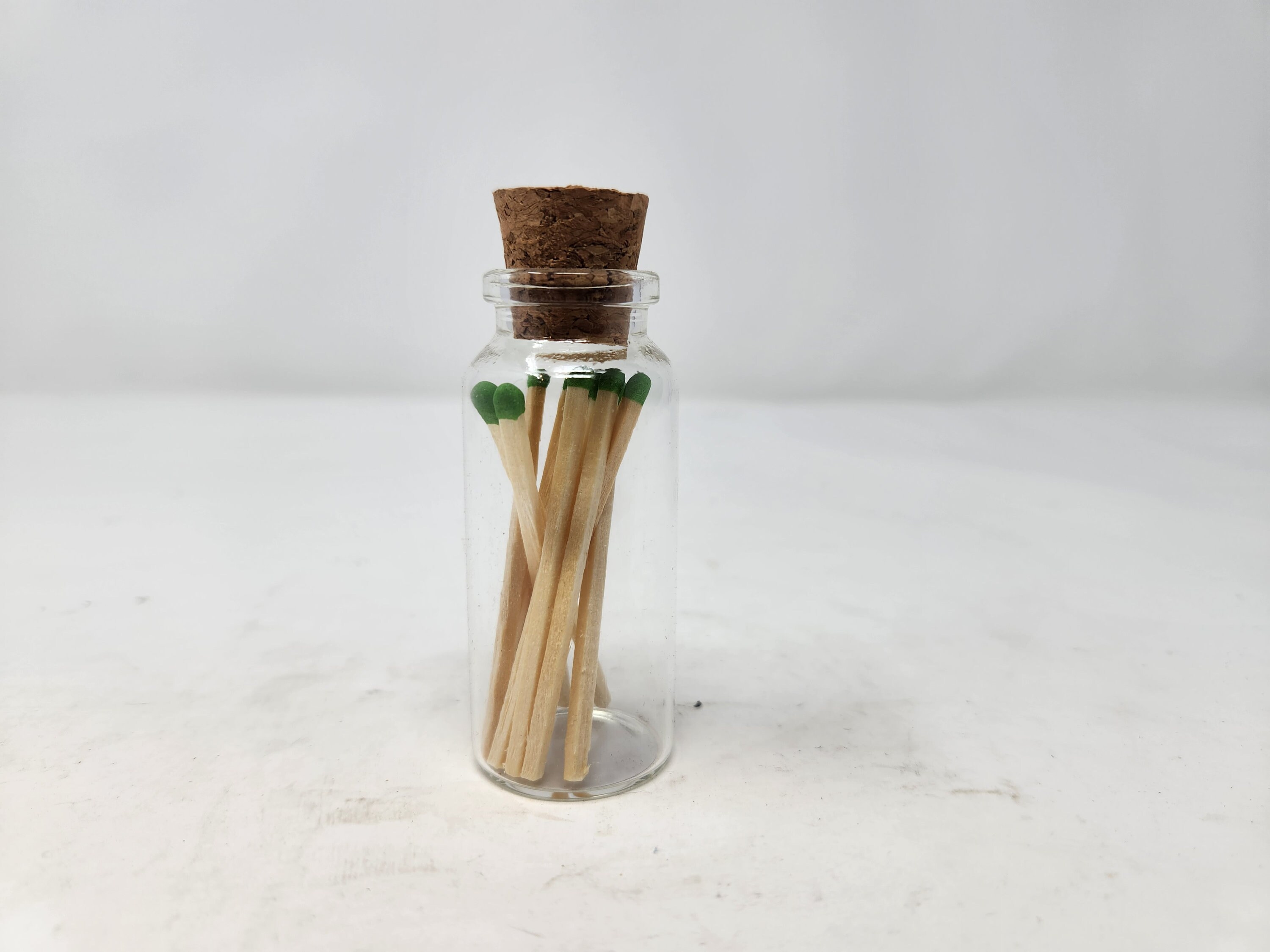 Miniature Glass Matchstick Bottles With Cork & Striker Pad - Etsy