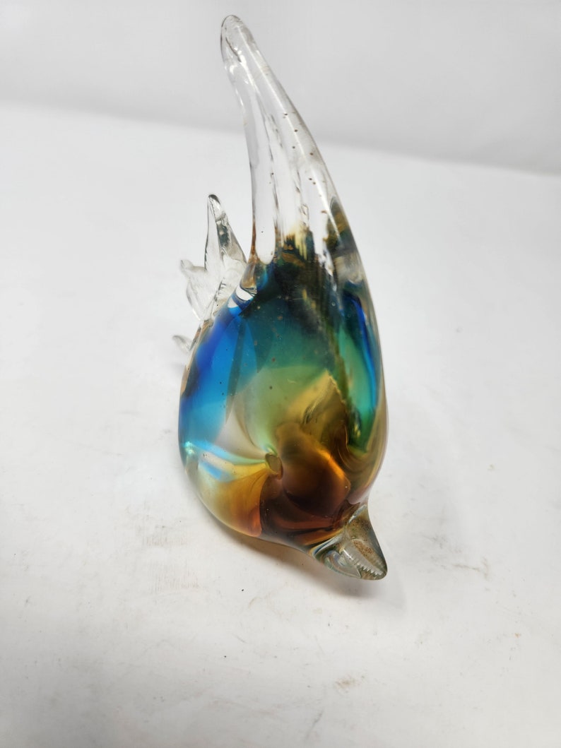 Murano Glass Angel Fish - Etsy