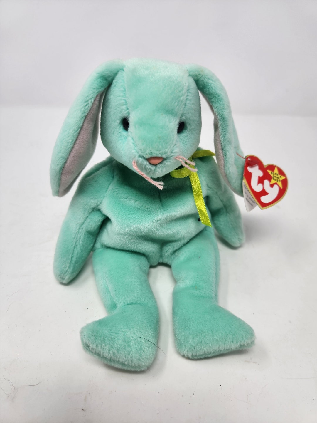 Beanie Baby Teal Rabbit- Hippity - Etsy