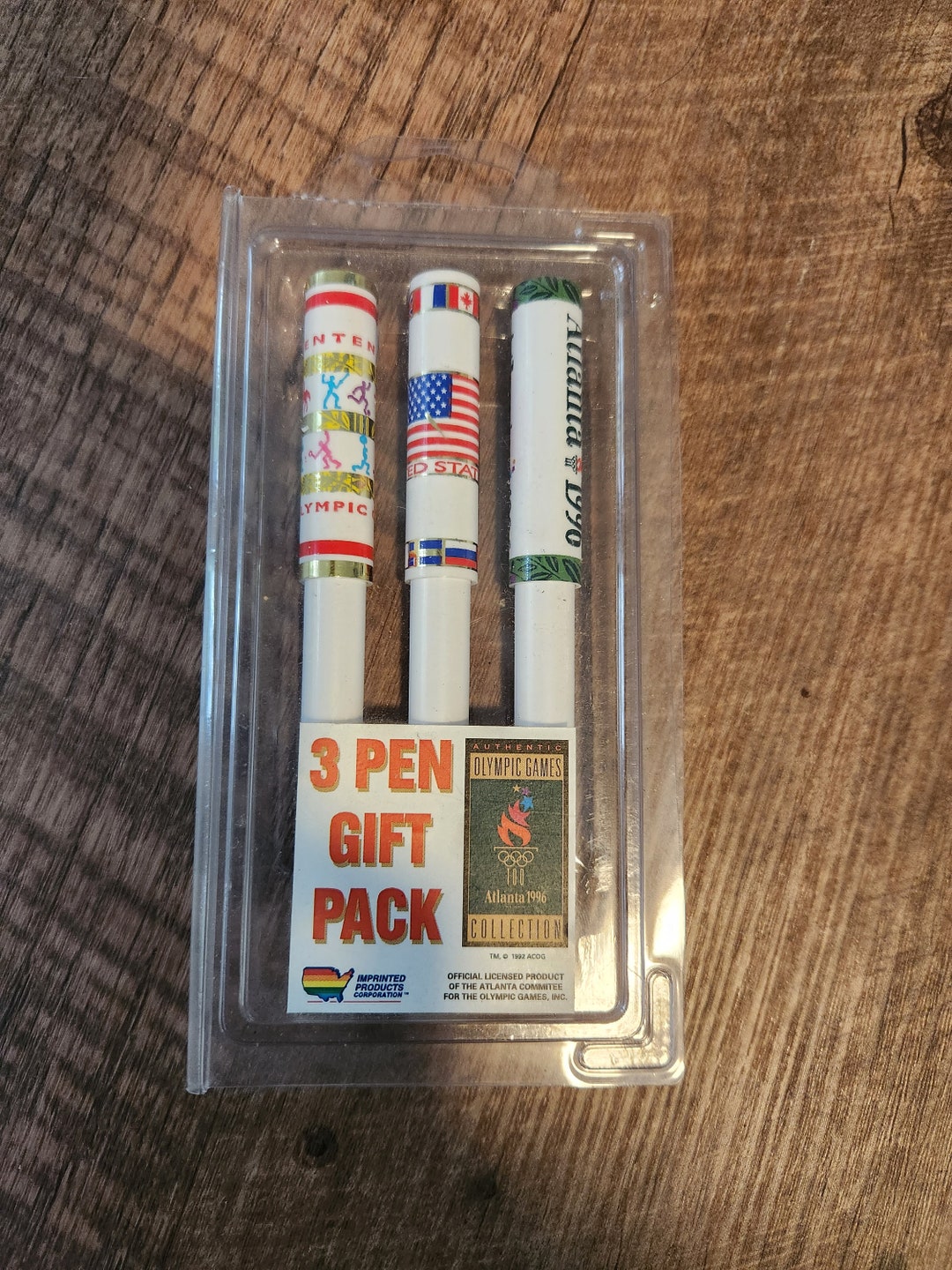 Vintage 1996 Olympic Games Pen Set & Individual Pens - Etsy