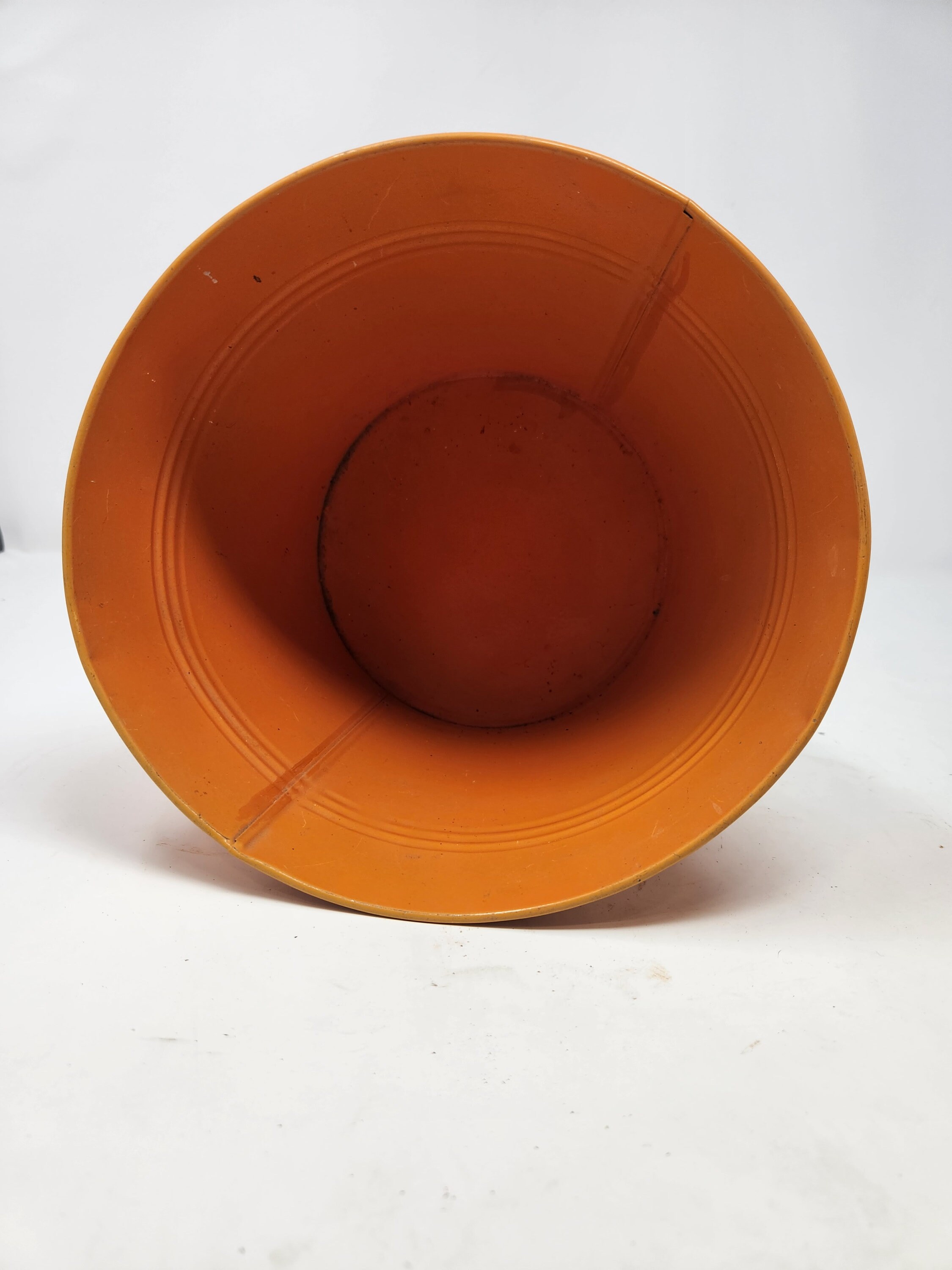 Medium 3.82 Quart Orange Metal Bucket Planter - Etsy