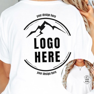 Custom Logo Design Shirt, Company Logo Merch, Team Shirt, Personalized ...