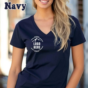 Custom Logo Design V-neck, Company Logo, Team Logo, Personalized Logo ...