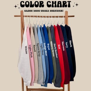 Custom Embroidered Logo Text Sweatshirt, Embroidered Business Logo ...