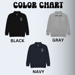 Monogrammed Embroidery Logo Half Zippered Midweight Fleece, Business ...