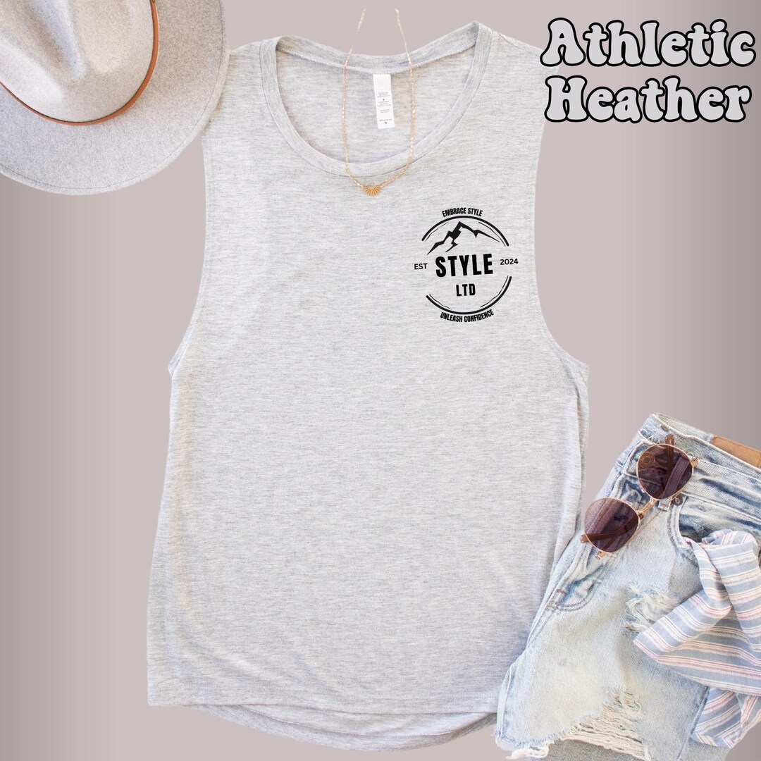 Custom Logo Design Tank Top, Company Logo, Team Logo, Personalized Logo ...
