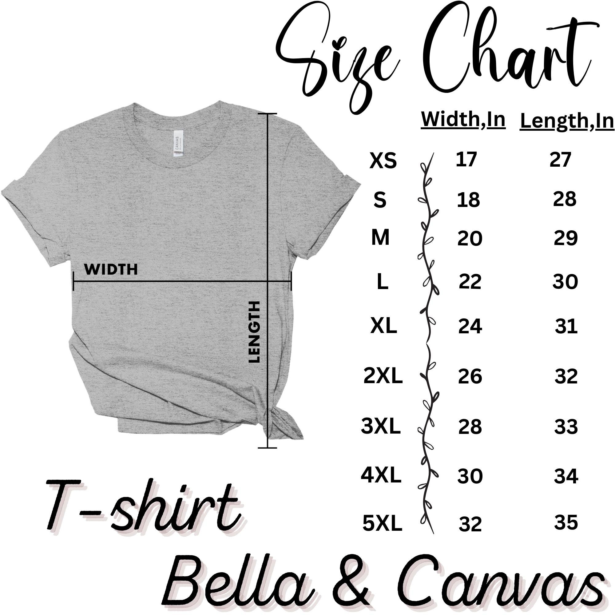Blank Shirt Bella and Canva Plain, Unisex Adult T-shirts, Youth T ...