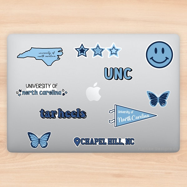 University of North Carolina Stickers - Etsy