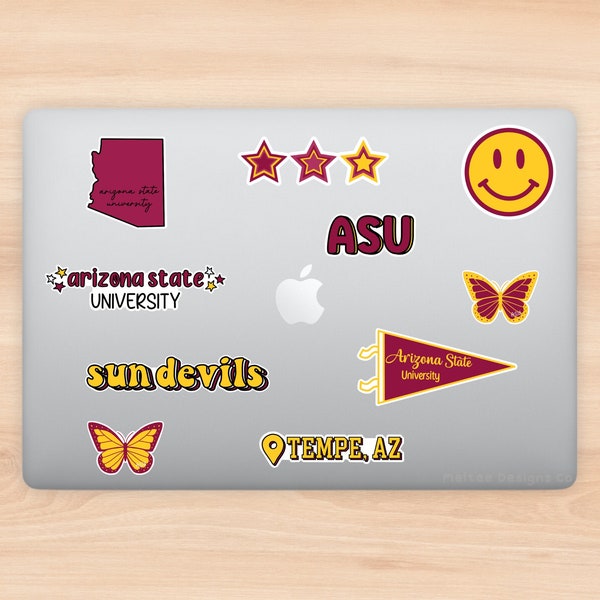 Arizona State University Stickers - Etsy