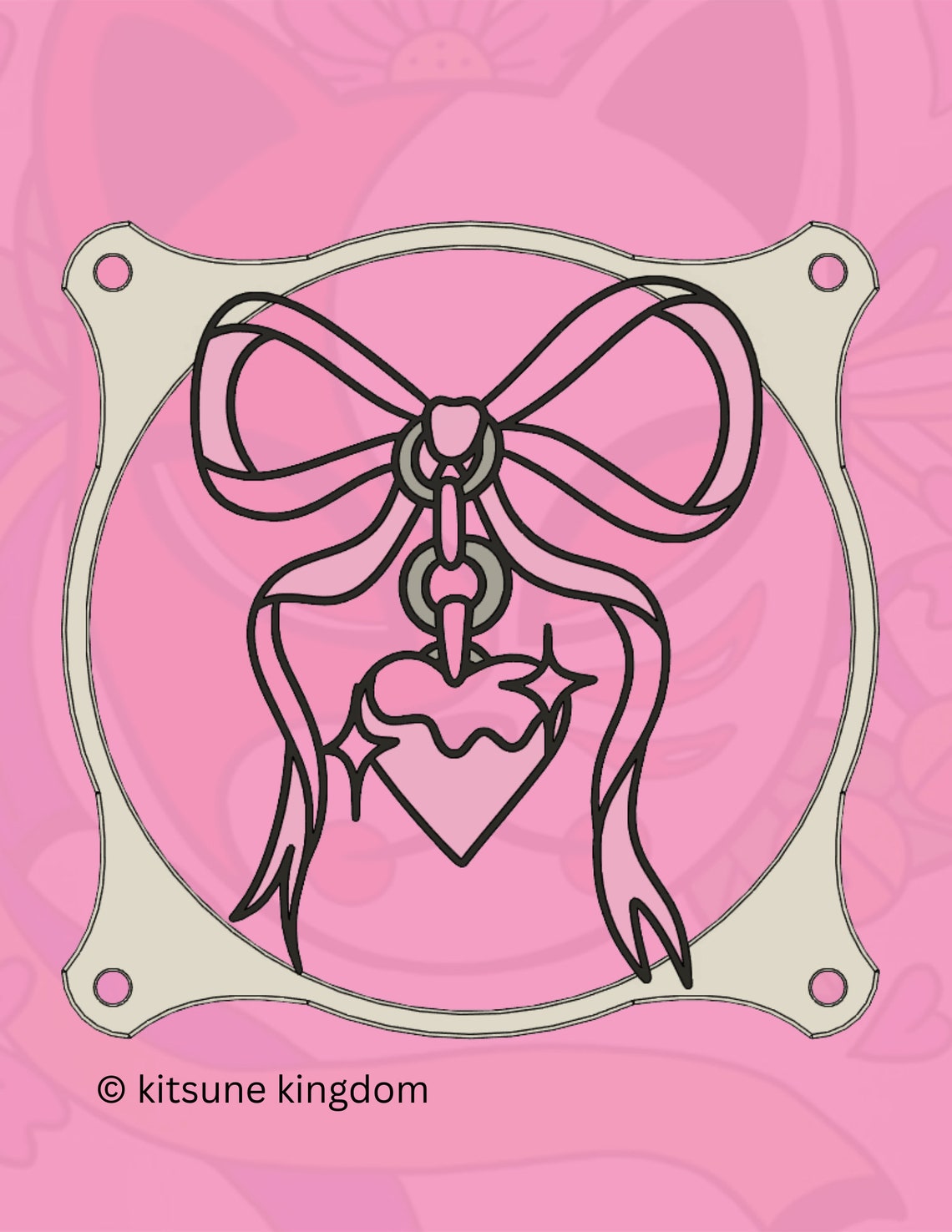 Ribbon PC Fan Cover: Elegant Computer Case Decor - Etsy