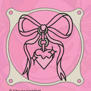 Ribbon PC Fan Cover: Elegant Computer Case Decor - Etsy