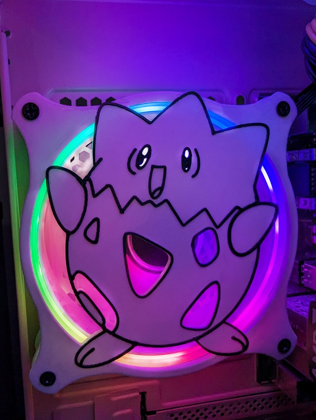 Step up Your PC Aesthetics With a Custom 3D Printed Fan Cover, With ...