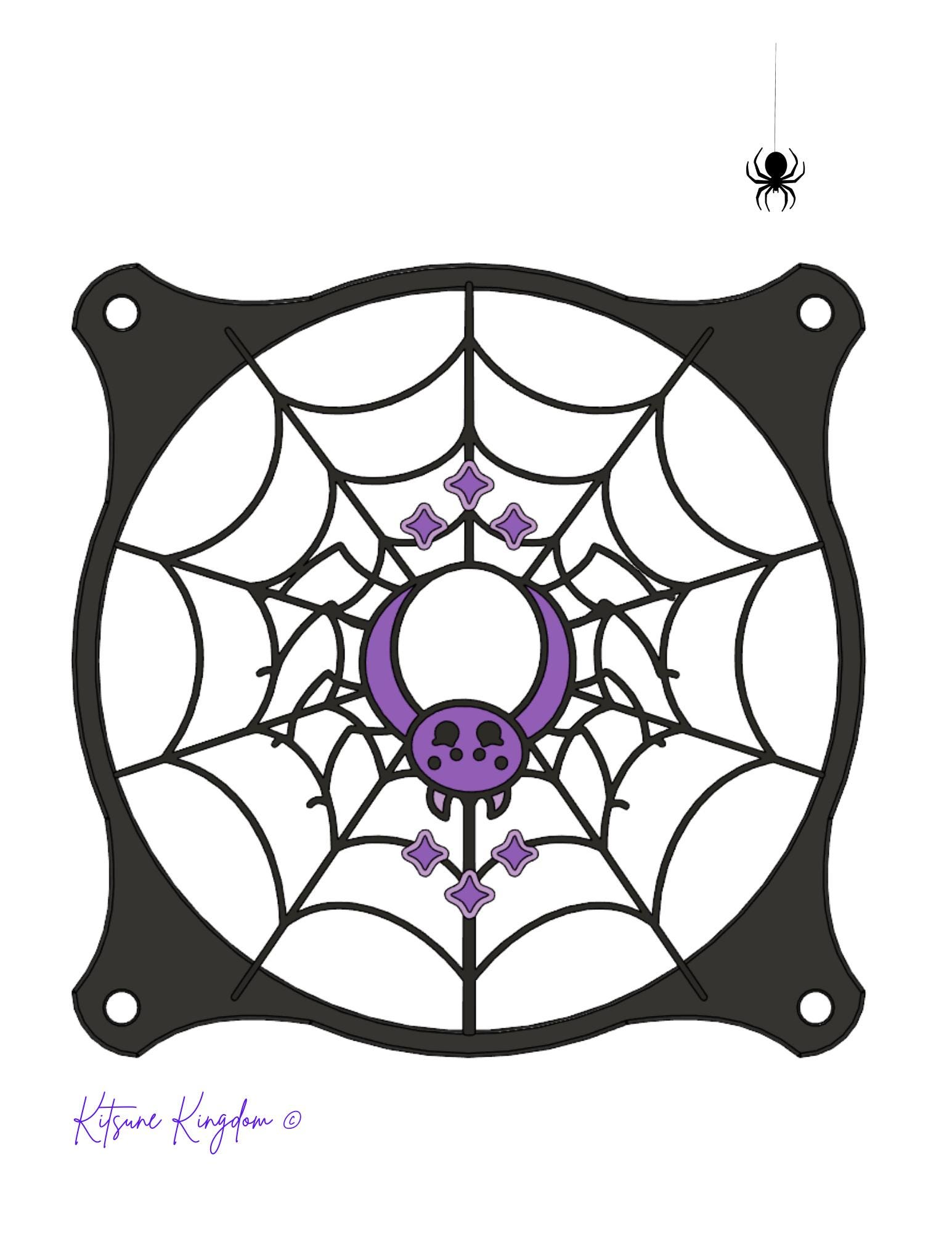 Spider Web PC Fan Shroud Set: Custom Gaming PC Modding Accessory - Etsy