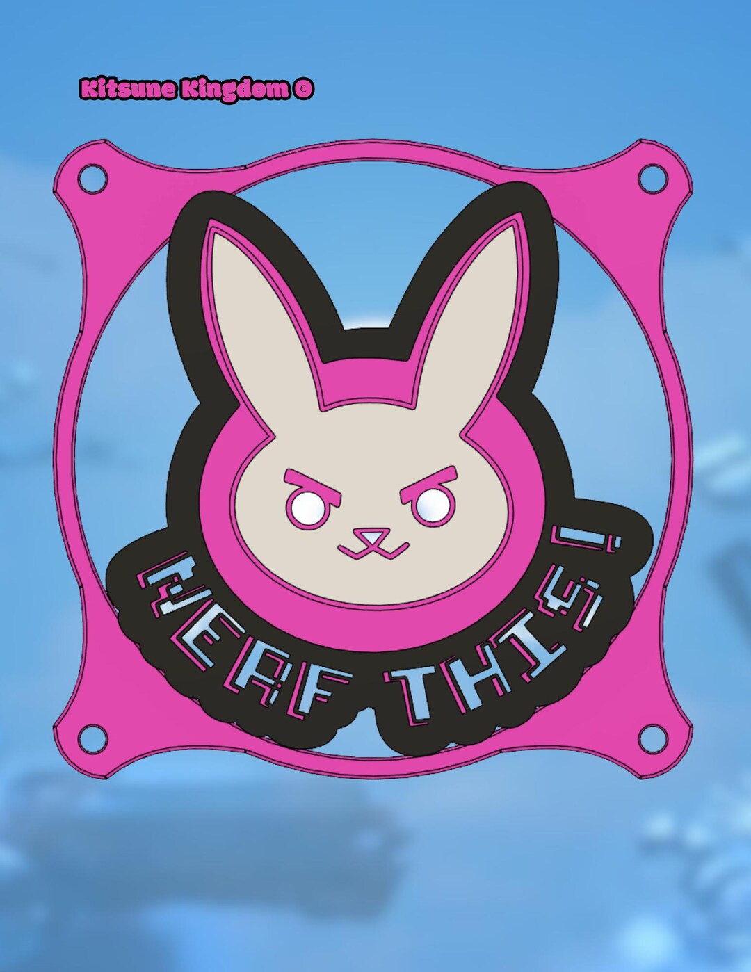 D.VA Inspired Fan Shrouds/covers for PC Builds - Custom Gaming ...