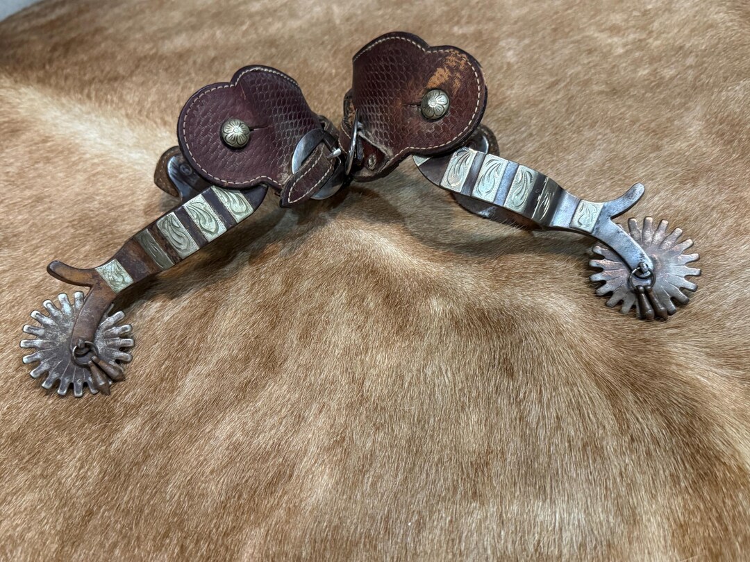 Nice Set of Spurs, Jingle Bob, Leather, Western, Horses, - Etsy
