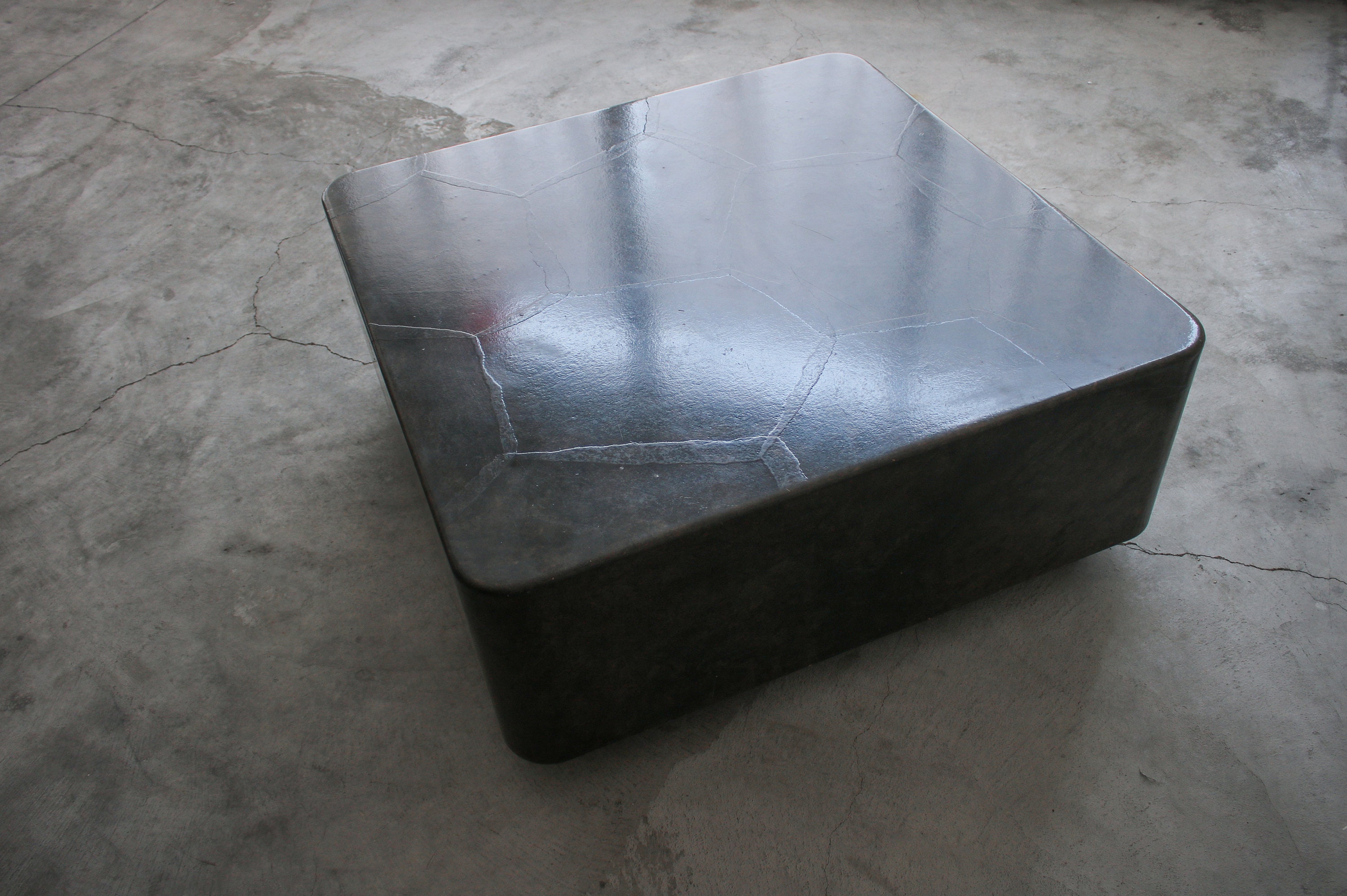 1980s Post Modern Lacquered Parchment Coffee Table - Etsy
