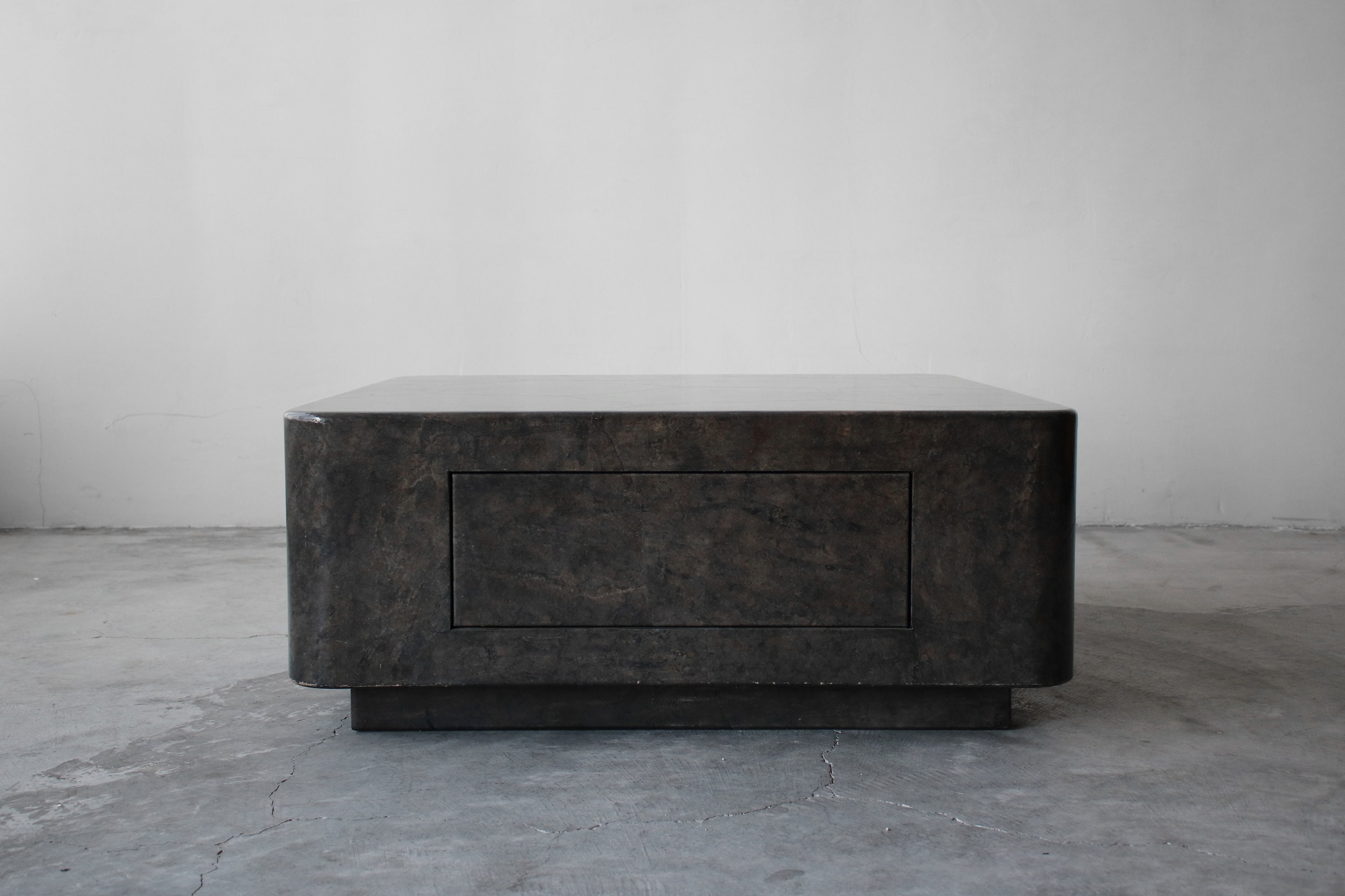1980s Post Modern Lacquered Parchment Coffee Table - Etsy
