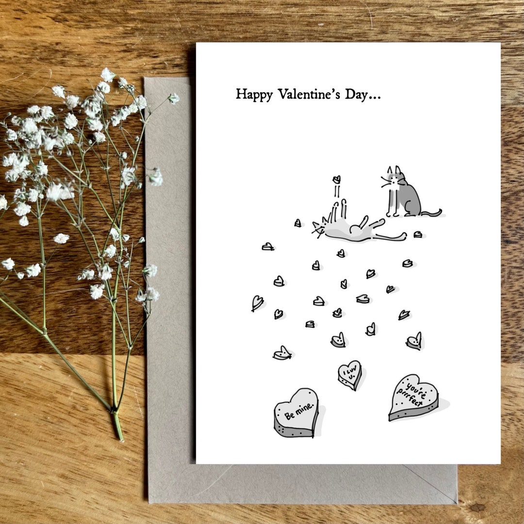 Sweet Hearts Valentines Day Printable Card Digital - Etsy