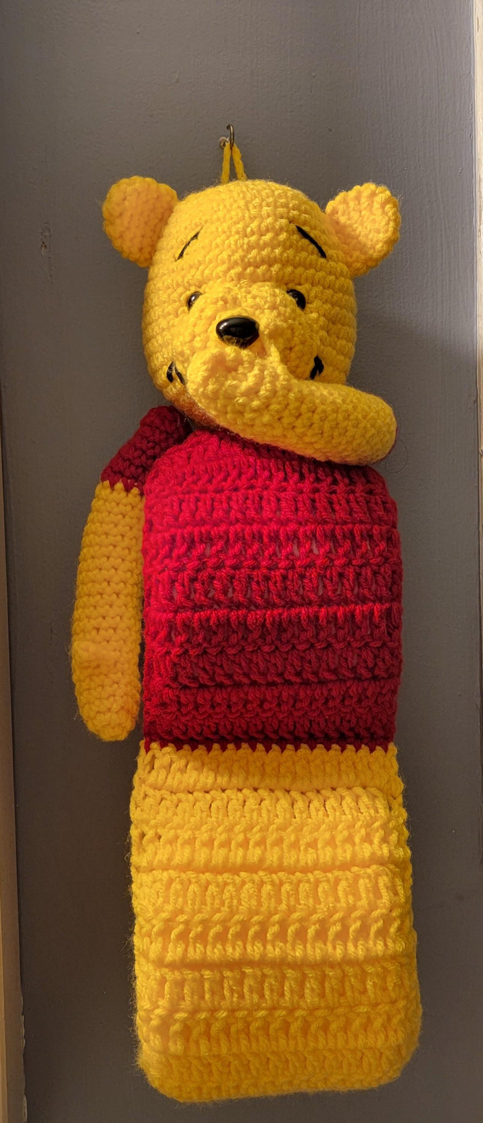 Winnie the Pooh Toilet Roll Holder, Crochet Pattern - Etsy