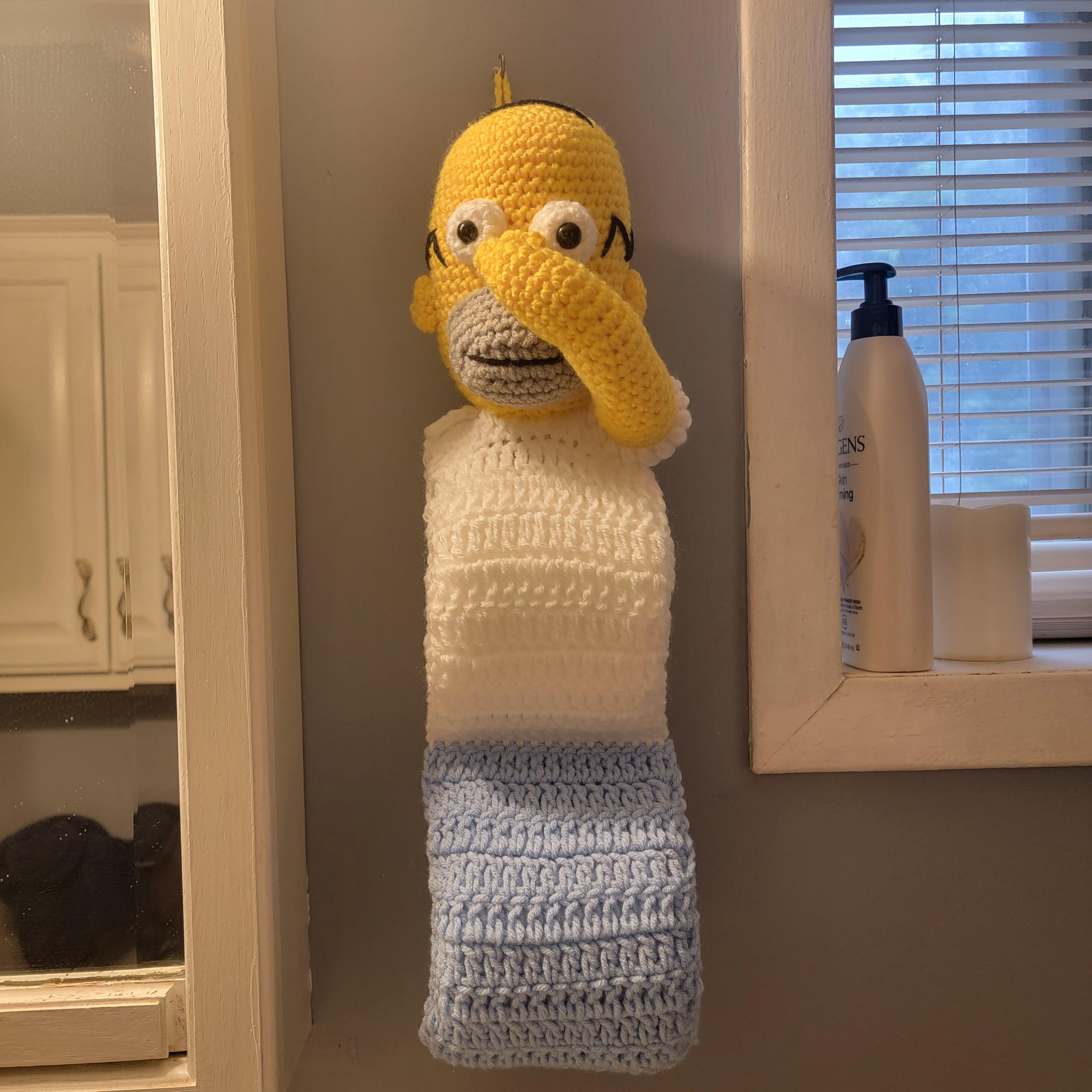 Homer Simpson Toilet Roll Holder - Etsy