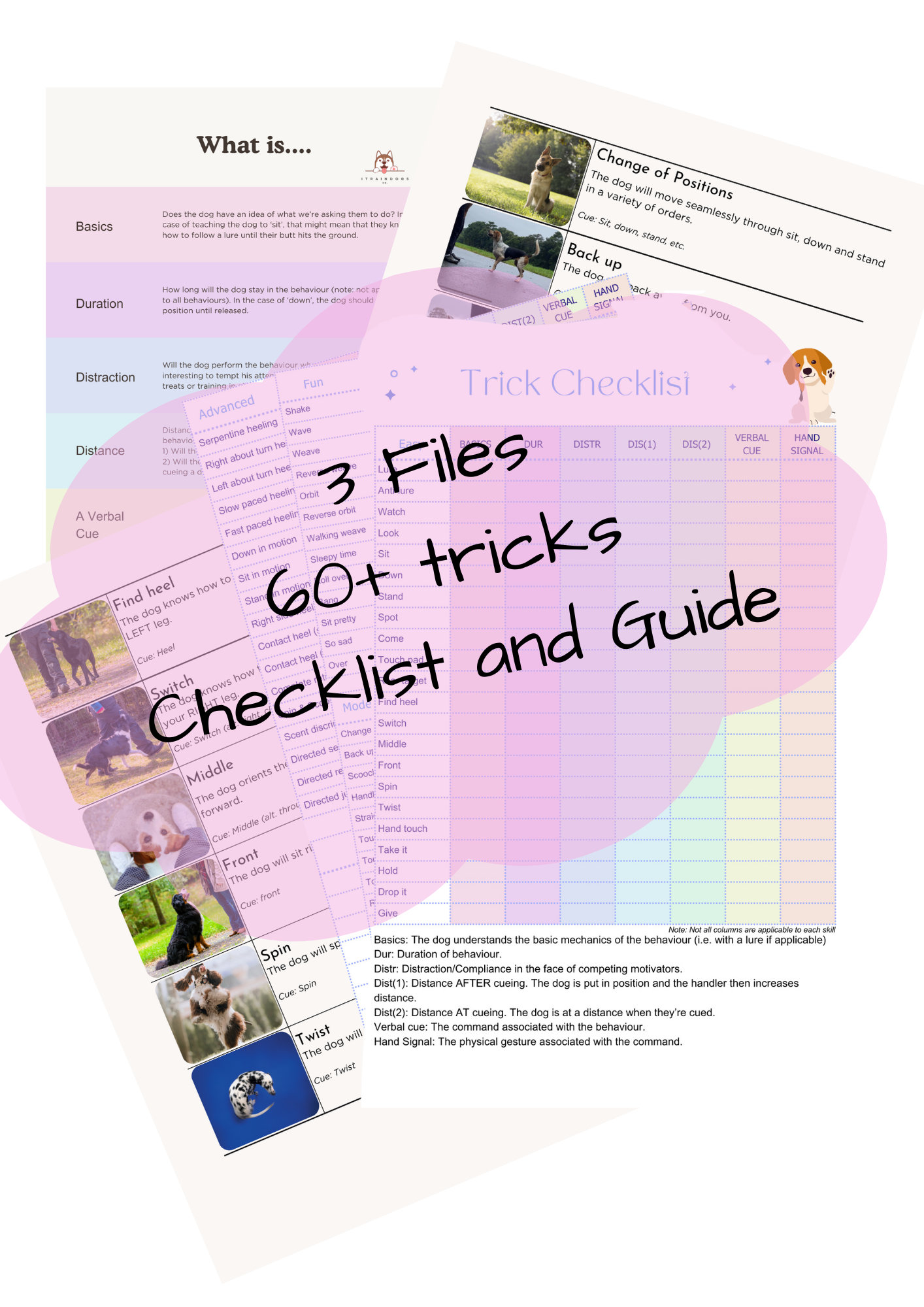 Trick Checklist 60 Tricks Easy Advanced Guide Included Digital File ...