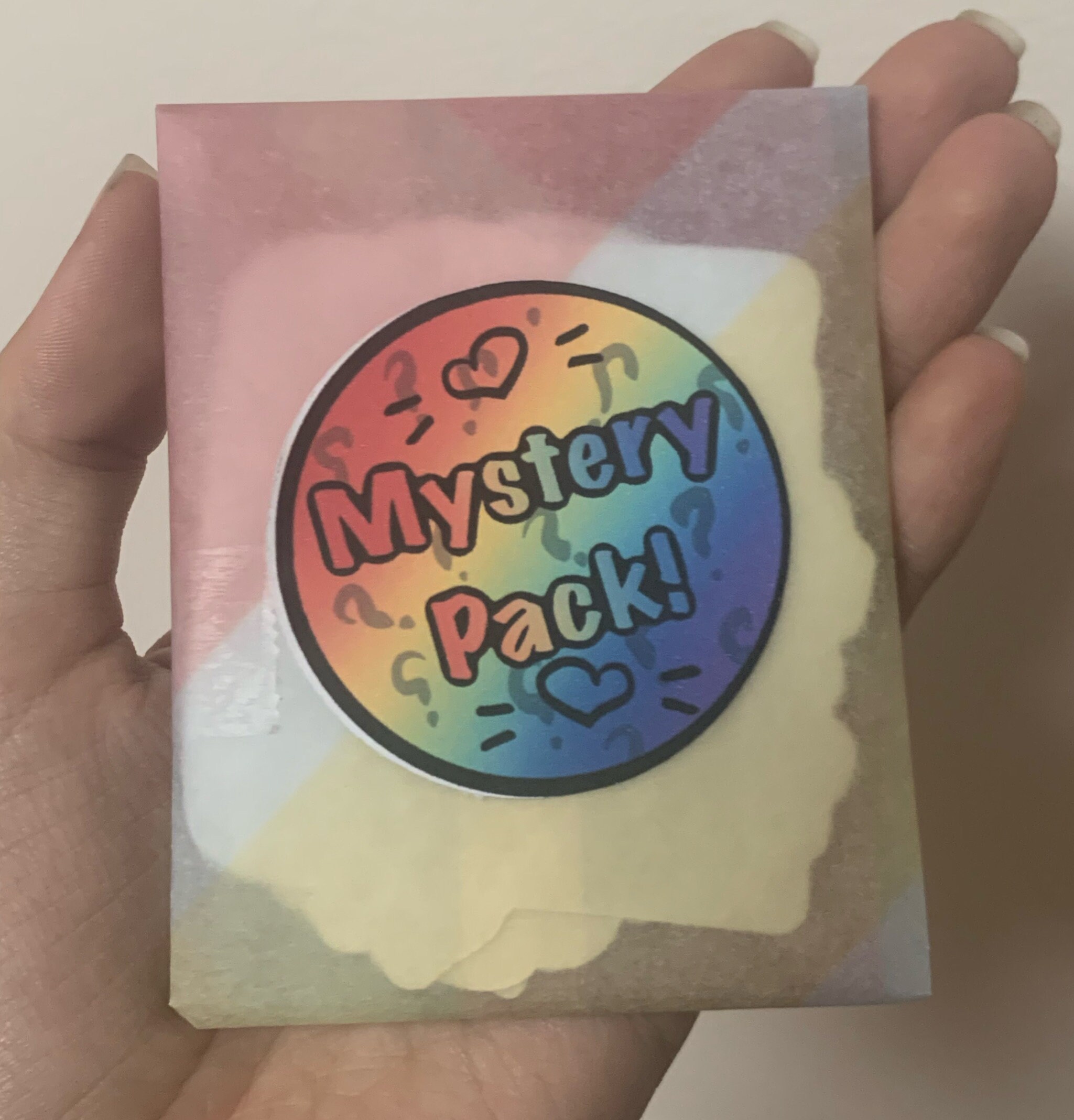 Mystery Sticker Packs 3 Piece Random Stickers - Etsy