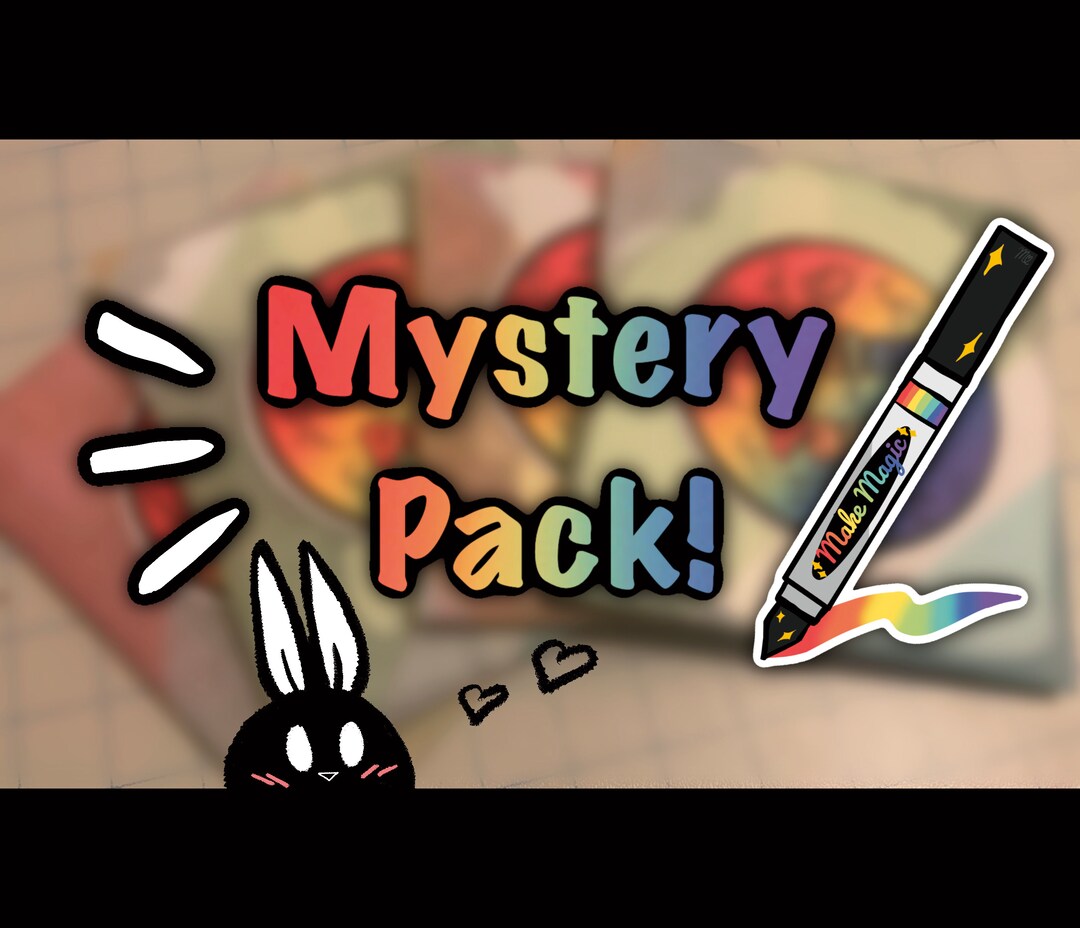 Mystery Sticker Packs 3 Piece Random Stickers - Etsy
