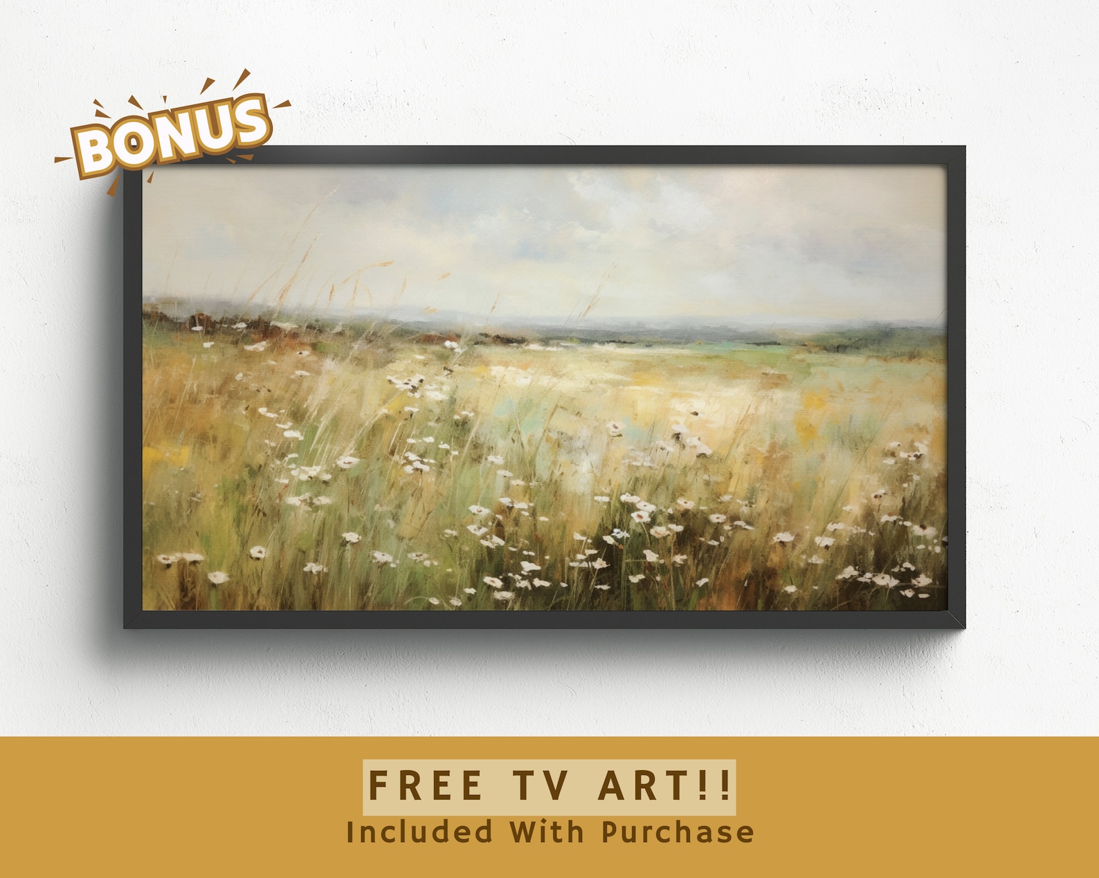 Samsung Frame Art, Spring Wallpaper Art for Frame TV, Digital Oil ...