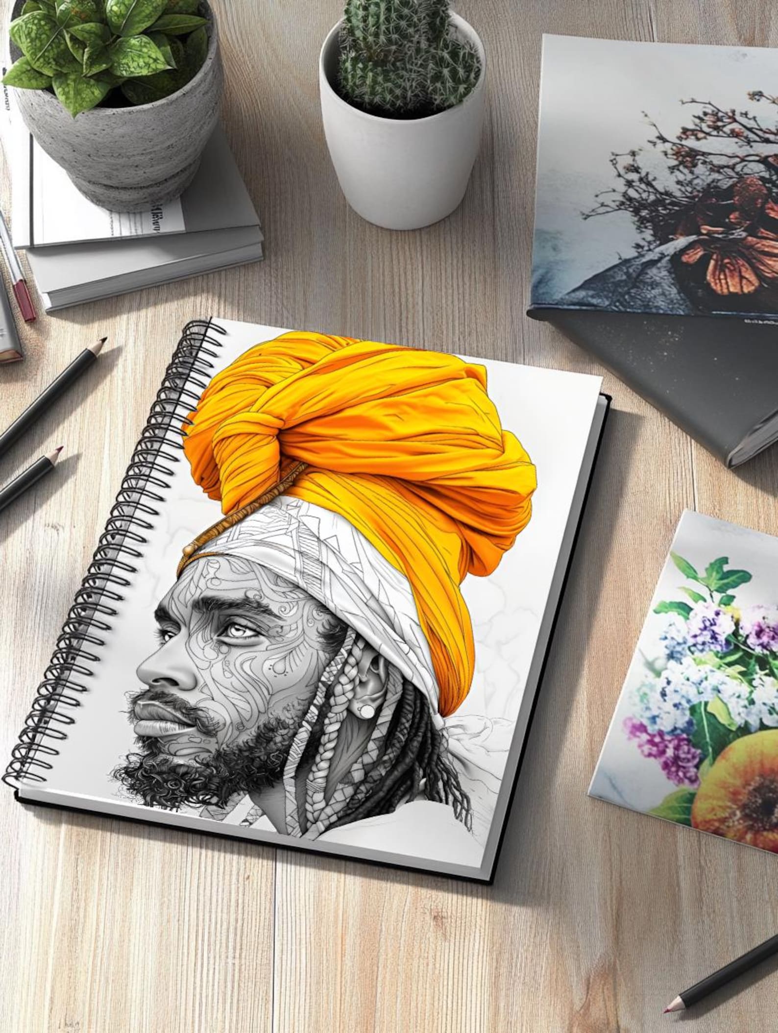 Adult Coloring Book, Beautiful Coloring Book, Black Coloring Book, the ...