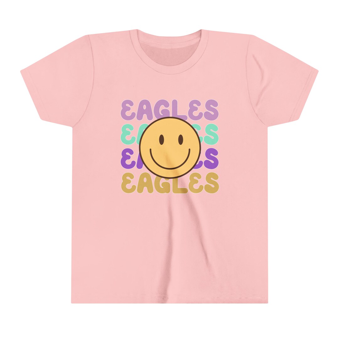 Youth Smiley Face Eagles - Etsy