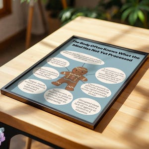 Psychosomatic: Body and Emotions, Fun Gingerbread Man Diagram | Social ...