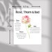 2 Styles of Rose, Bud and Thorn Check in Resource With Handouts, Great ...