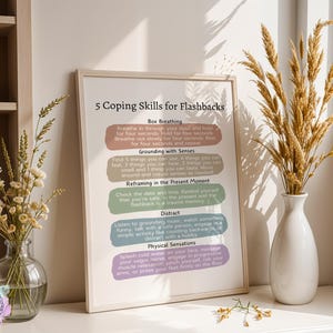 5 Coping Skills for Flashbacks, PTSD, Trauma, CPTSD, Rainbow for Social ...