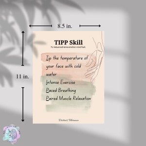 DBT: TIPP Skill- | Dialectical Behavior Therapy, Distress Tolerance ...
