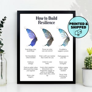How to Build Resilience: Butterfly Wing Affirmation Graphic - Etsy