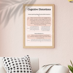 Twelve Cognitive Distortions: Definitions With Examples, Bundle of 5 ...