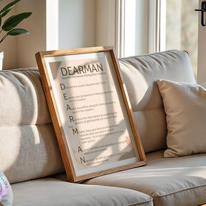 DBT:DEARMAN | BOHO Dialectical Behavior Therapy, Interpersonal ...