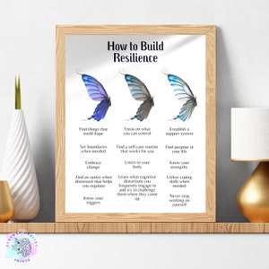 How to Build Resilience: Butterfly Wing Affirmation Graphic | Social ...