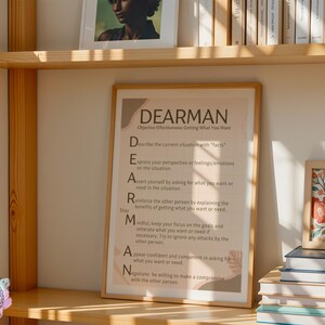 DBT:DEARMAN | BOHO Dialectical Behavior Therapy, Interpersonal ...