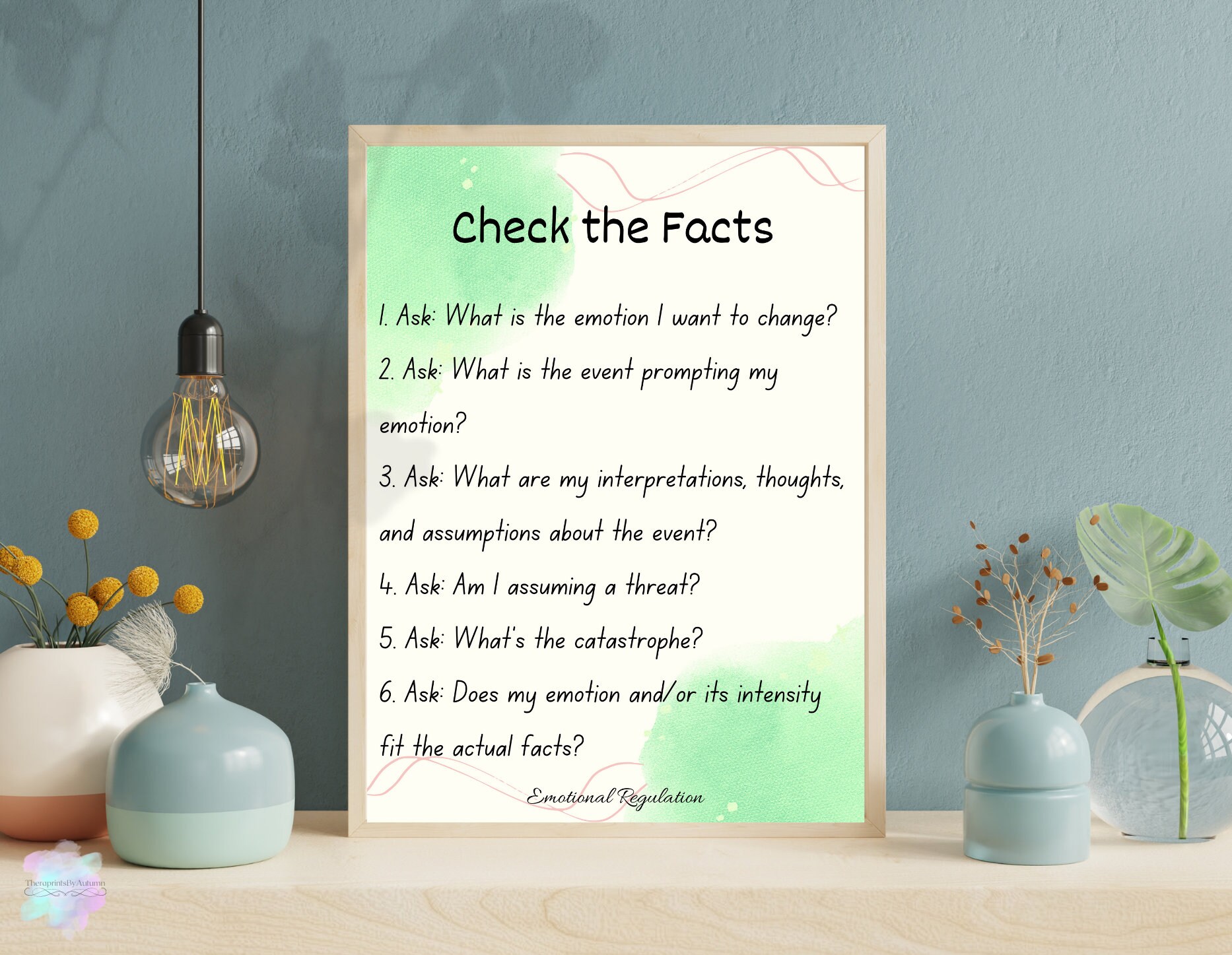 DBT: Check the Facts Dialectical Behavior Therapy, Emotional Regulation ...