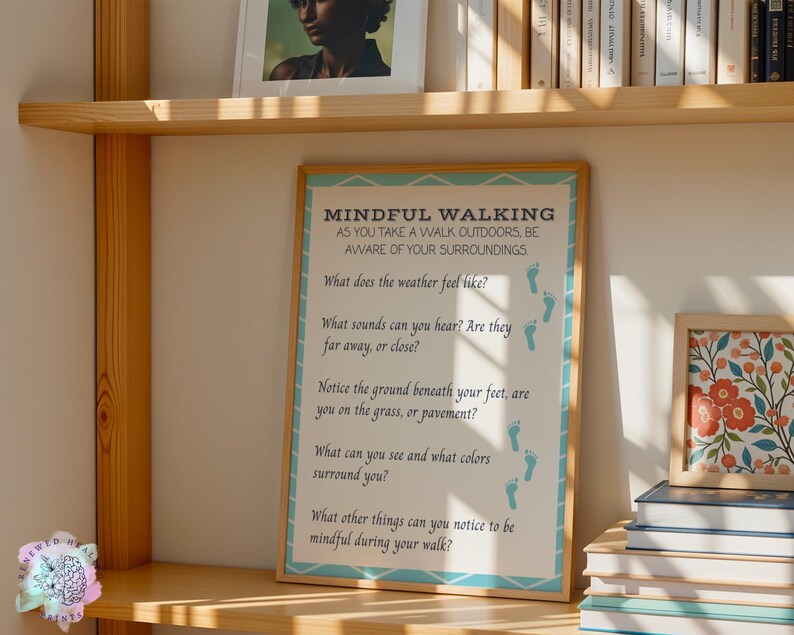 Mindful Walking, Senses, Grounding Exercise for Social Workers ...