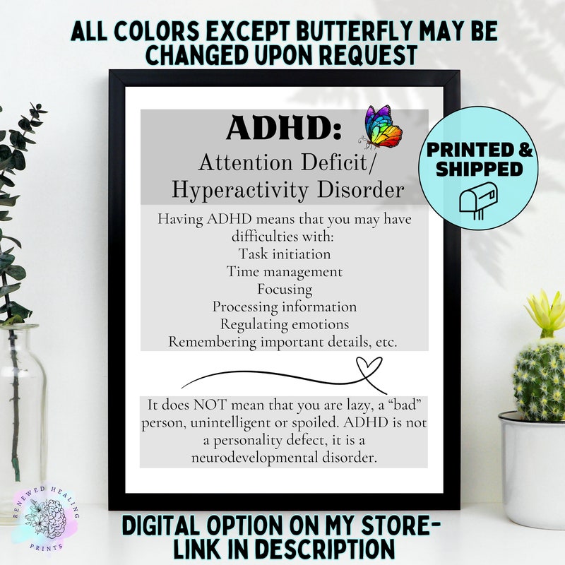 Adhd Butterfly - Etsy