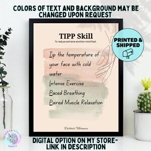 DBT: TIPP Skill- | Dialectical Behavior Therapy, Distress Tolerance ...