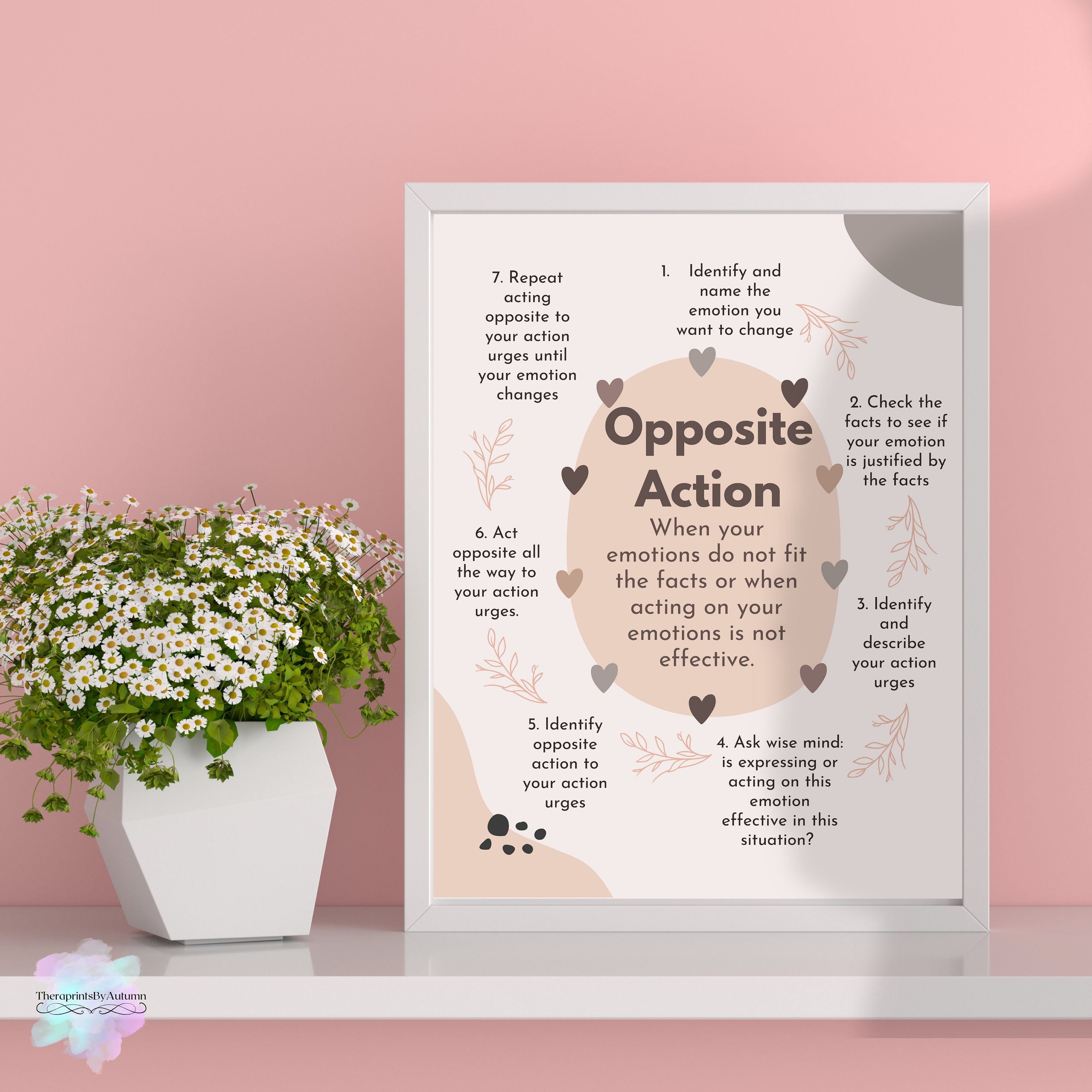 DBT: Opposite Action Dialectical Behavior T... Print for Social Worker ...