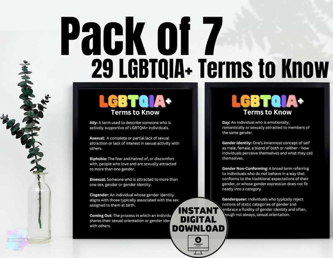 29 LGBTIA Terms to Know LGBTQ Ally, LGBTQ Pride, Social Work ...