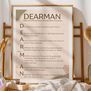 DBT:DEARMAN | BOHO Dialectical Behavior Therapy, Interpersonal ...