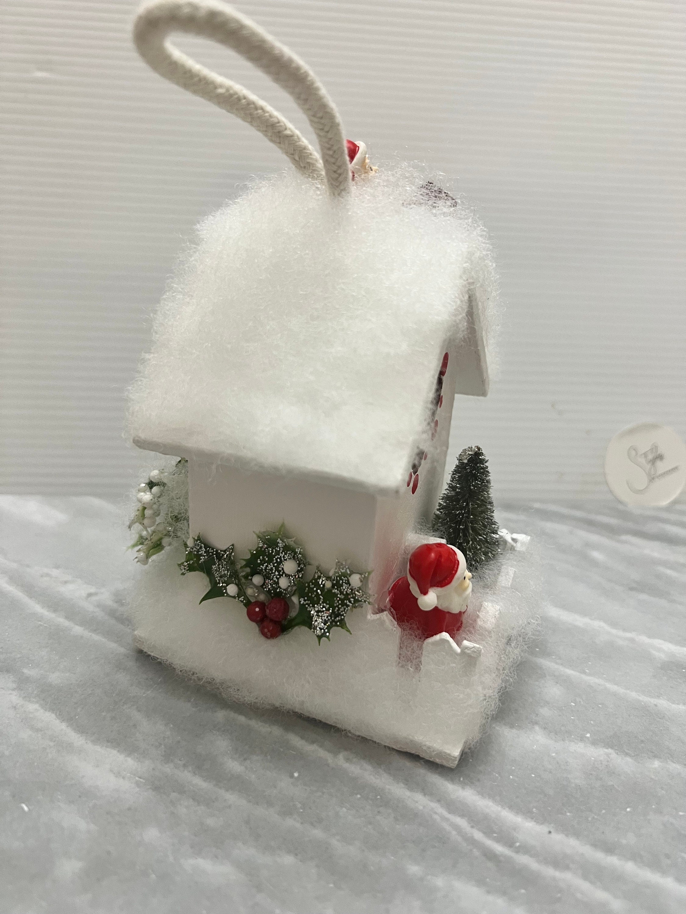 Decorative Birdhouse - “santa’s Cottage” - Etsy