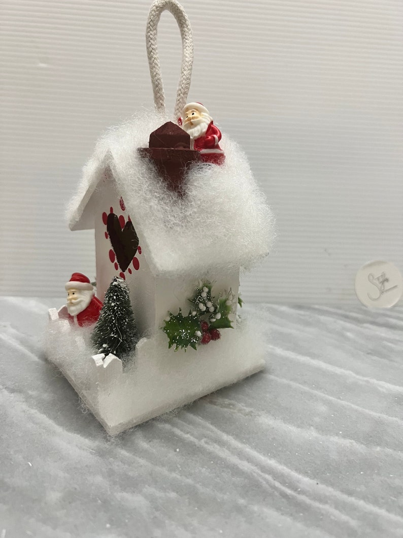 Decorative Birdhouse - “santa’s Cottage” - Etsy